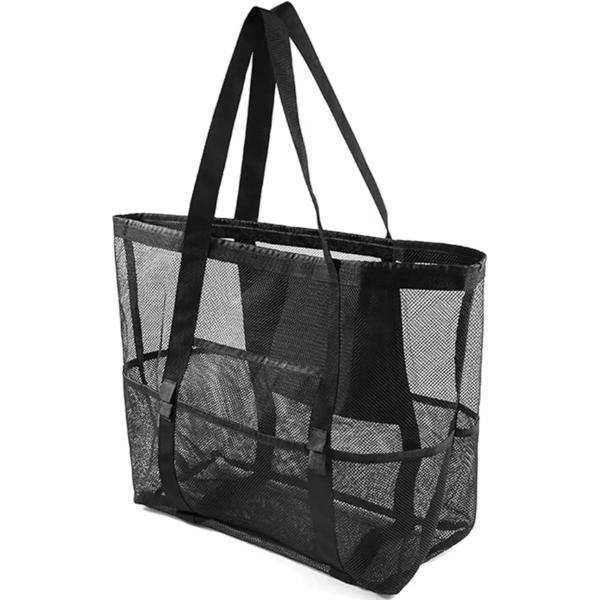 バリエーションコード : 2B964LR32P「 大容量 」大型で折り畳み可能なショルダーバッグ。水着や着替え、ビーチサンダルなどの大きなアイテムからスマホなどの小物まで全部一つに収納できる、便利な収納バッグです。「 メッシュ素材 」プール...