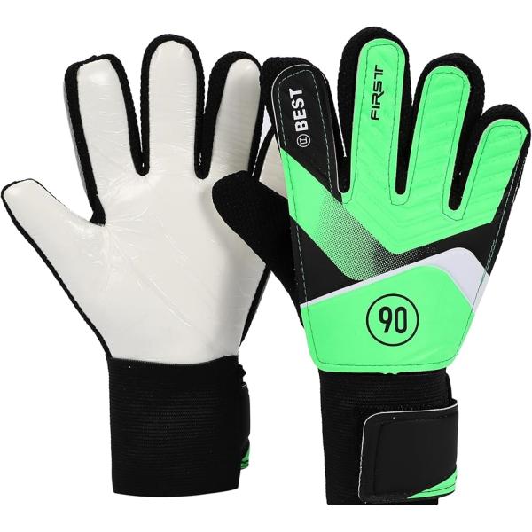 バリエーションコード : 2B99QRWI64「5/6/7号の3サイズ展開。ジュニア用サイズで初心者から上級者まで使えるキッズ用キーパーグローブ。」 しっかりとした作りのジュニア用キーパーグローブ。サッカーやフットサルのトレーニング、練習、...