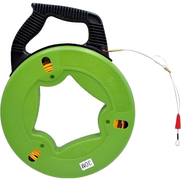 バリエーションコード : 2B98KX0V1V配線工事の通線ワイヤーに。収納用のボックス付きで、持ち運びもかんたんです。通線ワイヤーは視認性の高いカラーを使用。作業の効率アップにつながります。芯材にはグラスファイバーを使用。まわりは塩化ビニ...