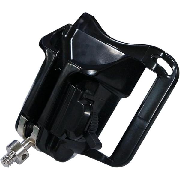 「ベルト取付カメラホルスター」ベルトを通して固定するカメラ用ホルスター。一眼からミラーレスまでストラップ不要で一瞬で着脱可能な優れものです。「ロック機構付」しゃがみ込み等での不意な脱落を防ぐロックレバー付き。操作もワンタッチで解除も簡単です...