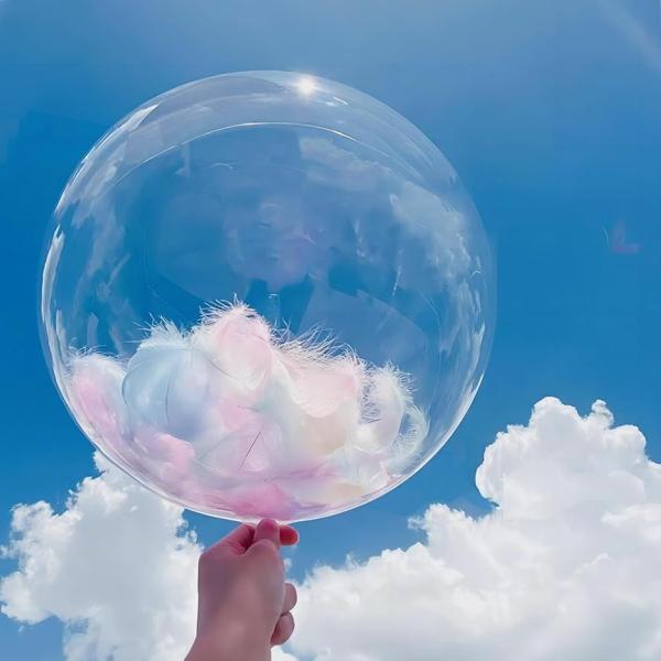 バリエーションコード : 2B992C55KTクリアバルーンセットは、結婚式、誕生日、記念日、パーティーの飾りつけに差をつけたい人におススメ。透明な風船に花びらや羽、LEDライト、小物を入れてゴージャスに演出。大容量、5サイズ、組み合わせも...