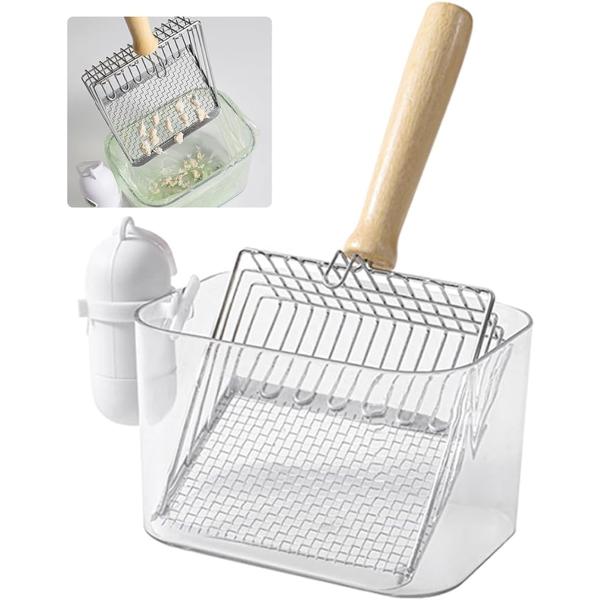 バリエーションコード : 2B99L8X3LG＊いつも清潔にトイレを保つトレイ用スコップ アルミ製の水洗いも簡単にできる猫用トイレ砂取りグッズになります。四角の形状でトイレの隅まで届くタイプのうれしい砂取グッズ 大きく面がとれ、幅広く使える...