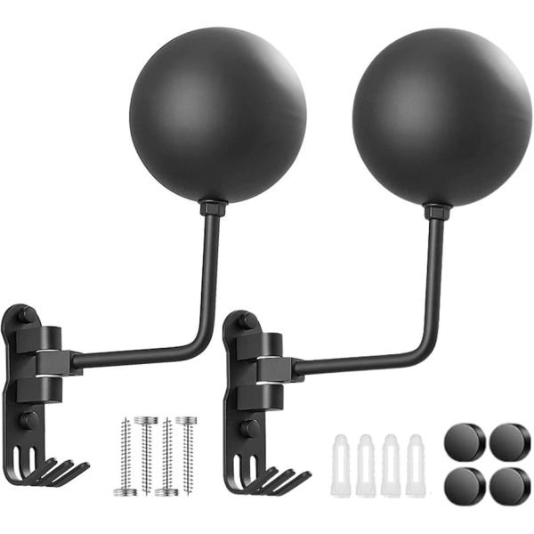 「耐久性抜群」このヘルメットホルダーはスチール製のアームを採用しており、優れた防錆性を持っています。サビや色あせを心配することなく、長期間安心してお使いいただけます。「優れたデザイン」直径12cmの球体デザインの接触部は、広い接触面積を提供...