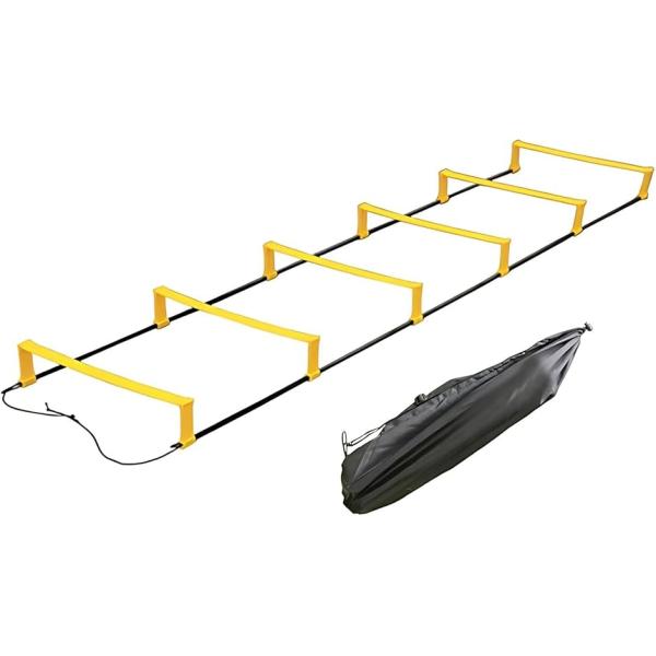 バリエーションコード : 2BJ12660XRサッカーやフットサル、陸上競技などで活躍する立体タイプのトレーニングラダーです。瞬発力トレーニングやウォーミングアップなどで便利なセットです。トレーニングラダーは約44cm間隔で6本（全長約2....