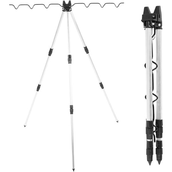 バリエーションコード : 2B9O3ST2O0海釣りでの使用:このロッドホルダーは、海岸やボートでの釣りに最適です。アルミニウム合金製で塩水に強く、軽量設計が持ち運びを容易にします。三脚仕様で不安定な地面でも安定して使用可能です。湖や川での...