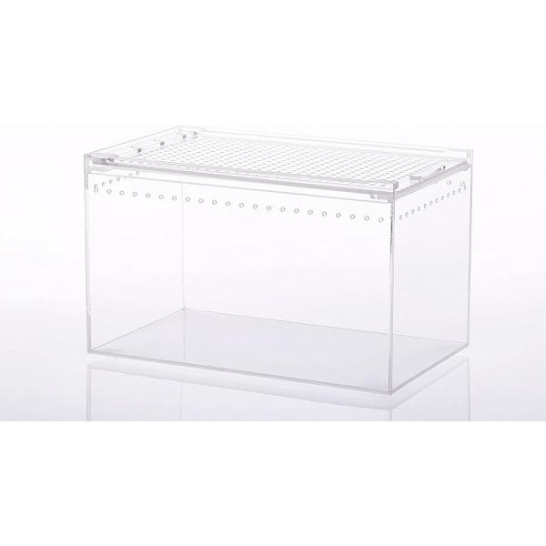 バリエーションコード : 2B9DCO8IGJこの爬虫類飼育ケースは、スライドカバーデザインにより、ペットのお手入れが簡単で、餌を与える際の逃走を防ぎます。シェルターには特別な餌の扉や小さな穴が設計されております。このケージは360度透明な...