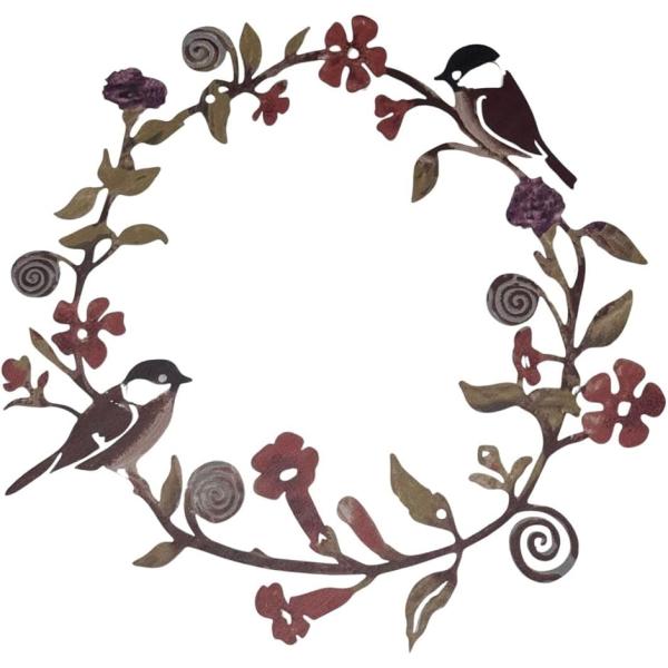 バリエーションコード : 2B9DFT0YUG山雀（ヤマガラ）をモチーフにした錬鉄製のアンティーク調デザインです。小鳥の透かし彫りが施されており、背景の変化を楽しめる魅力的なアイテムです。素朴なデザインが大自然に溶け込み、お庭や玄関を一層引...