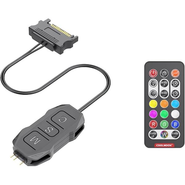 バリエーションコード : 2BU8K3T6OQ「特徴」マザーボードの5v 3pin ARGB端子がなくてもLED制御ができます。リモコンから遠隔で操作ができるのが特徴です。「機能」LED操作用リモコンでの操作、もしくはコントローラーへの直接...