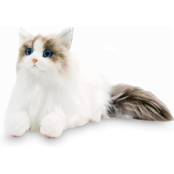 バリエーションコード : 2B9GT9532Nまるで本物のネコちゃん。「本物みたい.」と思わず声に出して驚いてしまうリアルでかわいいネコちゃんのぬいぐるみが登場.あなたの癒しの存在になること間違いなしです。