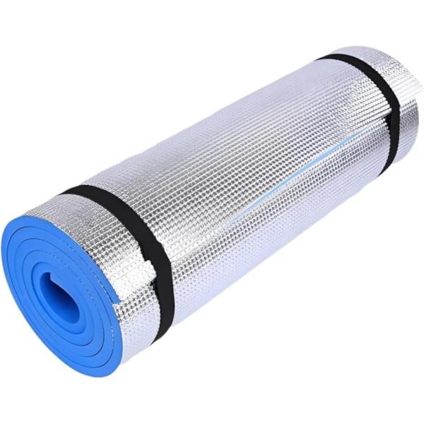 約1cm極厚のクッション性抜群のEVA素材を使用。地面の凸凹を軽減して、断熱性、保温性にも優れたアルミレジャーシートです。アルミレジャーシートはいろいろなところで大活躍するシートです。キャンプ、バーベキュー、お花見、海水浴などのアウトドアで...