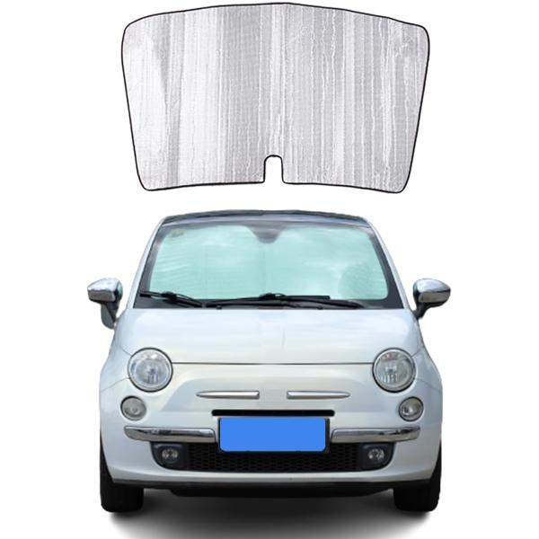 「適合車種」フィアット 500 年式：2010〜2022年 商品をご購入の前に、お車のモデルと外観を必ずご確認ください。「車種専門設計」フィアット 500専用の設計、フロントガラスにしっかりフィット、車のフロントガラスにぴったりとフィットし...