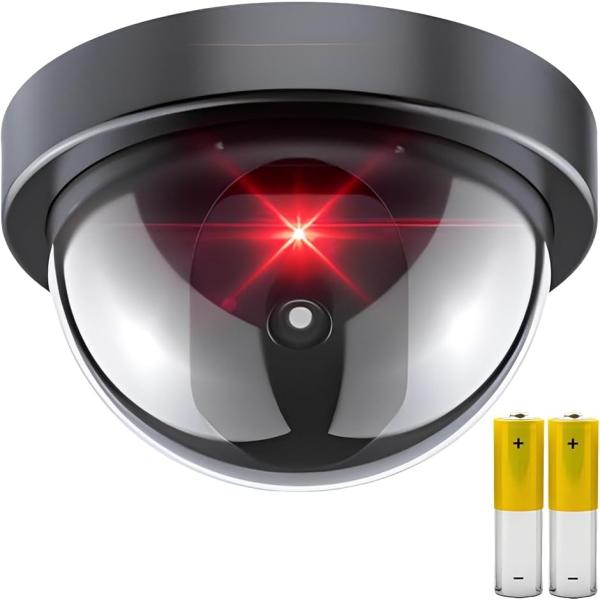 「赤色点滅のLED付き」ダミー設計なので設置の手間やコストがかからず手軽に防犯対策ができます。まるで本物のような赤色点滅LEDが付いているので、威嚇効果を与え徹底的に自宅やオフィスを守ることが可能です。「高品質ABS樹脂」耐久性抜群のABS...