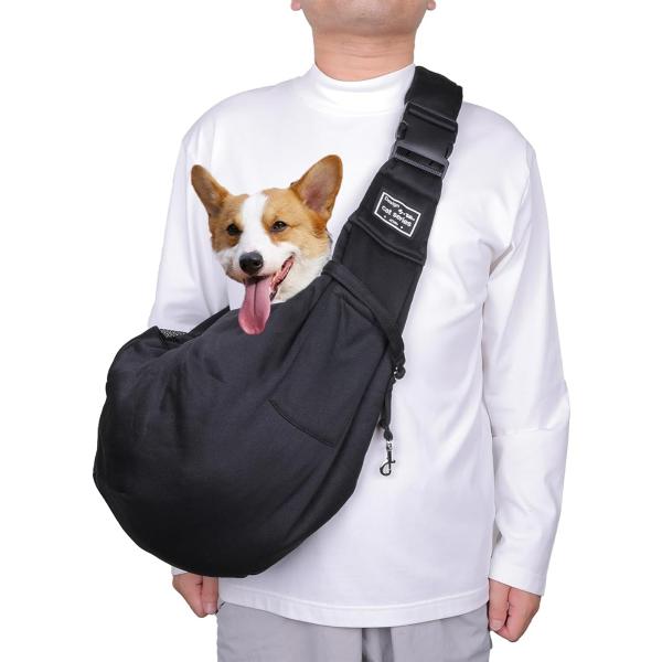 バリエーションコード : 2B4O98GX0J「通気性抜群」犬、猫、その他のペット用スリングバッグ（抱っこ紐）です。内側は可愛らしいギンガムチェック柄で、とてもおしゃれです。ポリエステル素材を使用しており、毛が付きにくく、通気性も優れていま...