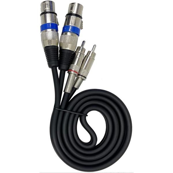 バリエーションコード : 2B9ISN5N3D互換性に優れた2XLR、2RCA変換ケーブルです。オーディオ機器やアンプ、マイクミキサーなど幅広い機器でご使用いただけます。丈夫な二重列PVCワイヤー設計で耐久性バツグンです。金メッキ端子を採用...