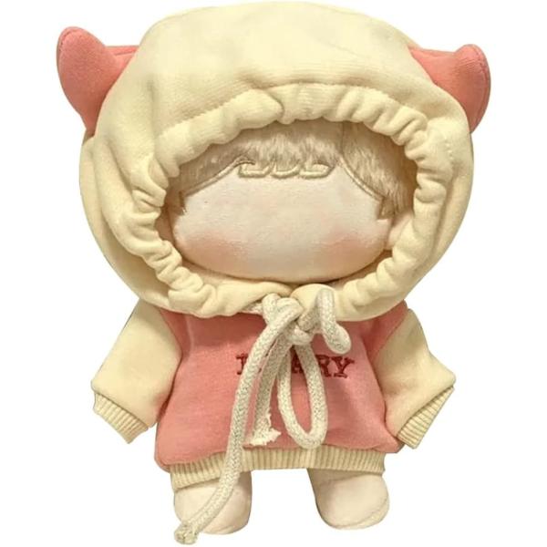 バリエーションコード : 2B9J2UVT85ぬいぐるみ用のかわいいフード付きパーカーです。「 適用サイズ 」約10〜15cm綿人形・約20cm綿人形「 セット内容 」服1点人形本体は含まれません。またセット内容以外のものも含まれません。人...