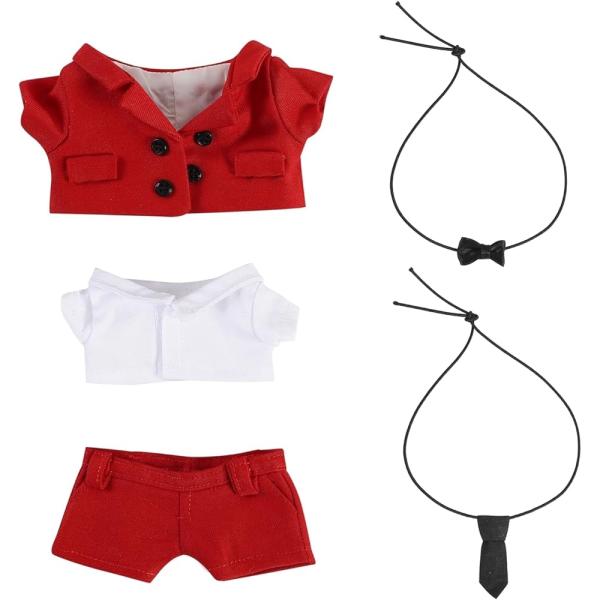 バリエーションコード : 2B9J2WK5IQぬいぐるみ用の正装スタイルの5点セットです。「 適用サイズ 」約15cm綿人形「 セット内容 」ジャケット・ワイシャツ・ズボン・蝶ネクタイ・ネクタイ　5点セット人形本体は含まれません。またセット...