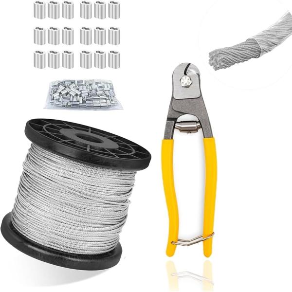 バリエーションコード : 2BUSH2UG3F「ビニール被覆ワイヤー」SUS304ワイヤーロープは、耐食性、耐温度性、非磁性など、鉄鋼に比べて優れた磁性を有し、破断使用荷重は約120kgので、一般的なワイヤロープに比べ約10倍の寿命がありま...