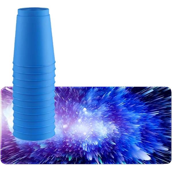 バリエーションコード : 2B9LF4VX02すぐに始められるスポーツスタッキングセット。カップ12個 ＆ マットのセットです。スポーツスタッキングは、12個のカップを様々なやり方で積んだり崩したりしながら、集中力と瞬発力を育み、スピードを...