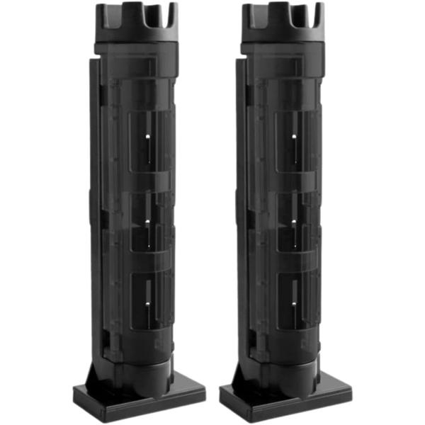 バリエーションコード : 2B9LFPHH12「多機能で使いやすい」釣行をより快適にしてくれる汎用性のある便利なロッドスタンド2個セットです。高さや台座の位置を自由に調整することが可能で、かつ様々なタイプのロッドやタックルボックスに対応して...