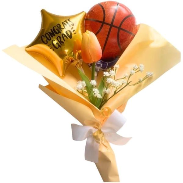 バリエーションコード : 2B9LGXYLKC「Candy Flower March」卒業ボールバルーンブーケ