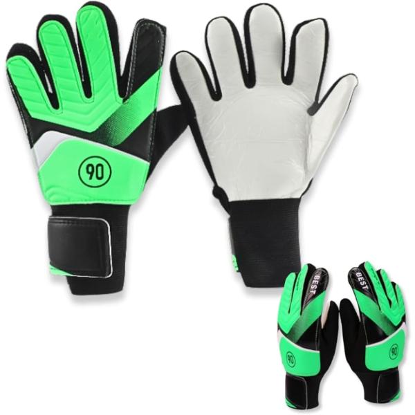 バリエーションコード : 2B9LOSC3RU「ジュニア用キーパーグローブ 3サイズ展開」 5/6/7号の3サイズ展開で、初心者から上級者まで使えるジュニア用キーパーグローブ。サッカーやフットサルの練習や試合で大活躍します。耐久性に優れたラ...