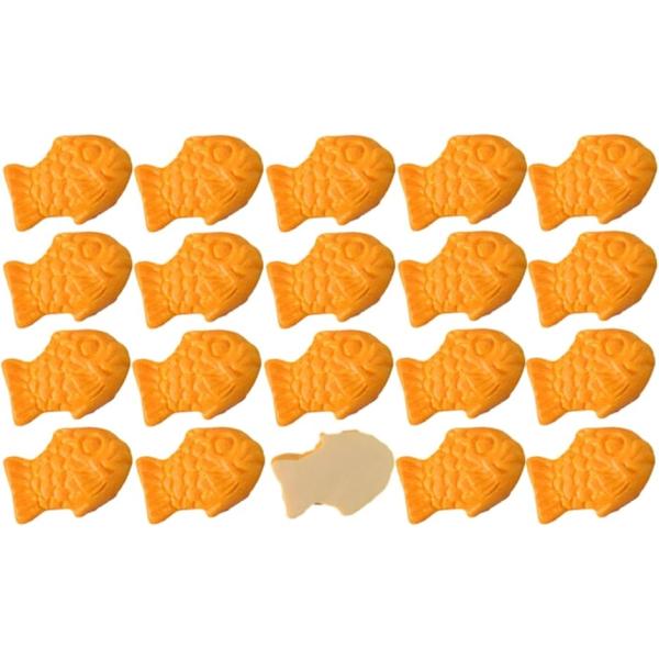 バリエーションコード : 2B9NF0ONPT全長19mm、たい焼きミニ食品サンプルです。数量20個セット、50個セットからお選びいただけます。小さいながらも職人が実物の鯛焼きを丁寧に再現したリアルな食品模型です。指先程のミニチュアサイズで...