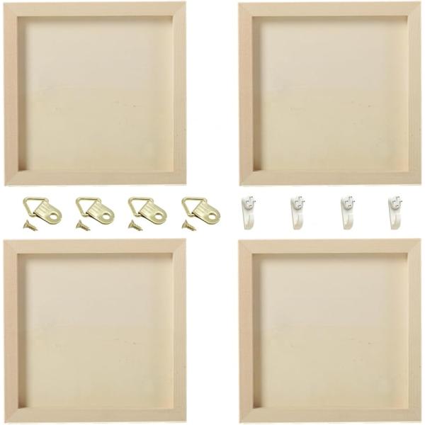 バリエーションコード : 2B243O9N9Yウッドキャンバスと取付金具のセットです。木製のキャンバスボードは、表面に布製のキャンバスを貼っていただいてり紙を貼り付けていただいたりしてペイントを楽しんでいただけます。裏の深面を利用してクレイ...