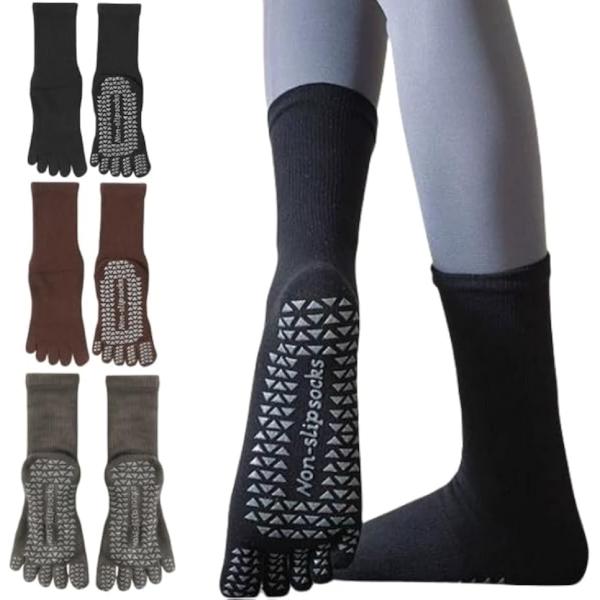 バリエーションコード : 2BU3YDCKDGPoint 1「商品詳細」ヨガ・ピラティス・ダンス等に大人気の滑り止め付き５本指ヨガソックスが新登場。(1)日本サイズ：約22.5-25cm対応(2)素材:コットン、ポリウレタン(滑り止め:シリ...