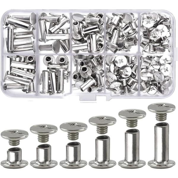 バリエーションコード : 2B9OCUJJNGレザークラフトやDIYプロジェクトに欠かせない止めネジです。フォトアルバムや見本アルバムの製本に最適で、金属リベットのような強度と美しさを兼ね備えています。組ねじ式の製本レザークラフトやDIYプ...