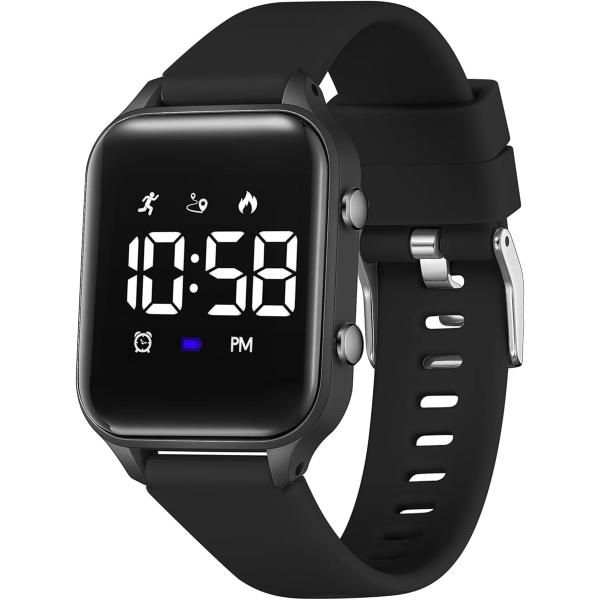 バリエーションコード : 2B9OI5U5YT子供用活動量計：携帯電話に接続したりアプリをダウンロードしたりする必要はなく、身長と体重を設定するだけで歩数、カロリー、距離、日常的な運動データを計算することができます。男の子や女の子に大人気の...