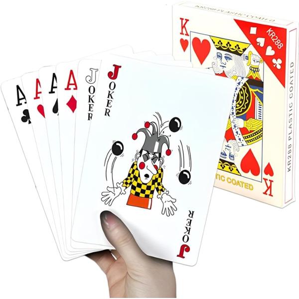 「パーティやイベントに」通常のトランプの約4倍サイズとなっており、インパクト抜群の楽しいアイテムです。パーティや宴会、イベントでのゲーム用としてはもちろん、マジックなどでも盛り上がること間違いなしです。「高耐久の厚紙」大きいだけでなくしっか...