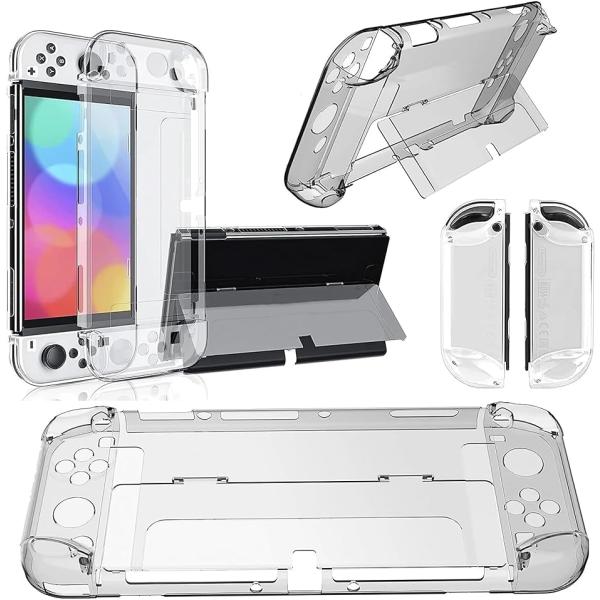 「優れた耐衝撃性と全方位保護」 耐久性のあるPC素材を使用し、360度全方位からの衝撃をしっかりと吸収。落下や衝撃からSwitch OLED本体を効果的に保護します。また、防塵・傷防止・防指紋性能があり、日常的なすり傷や摩耗を防ぎます。「美...