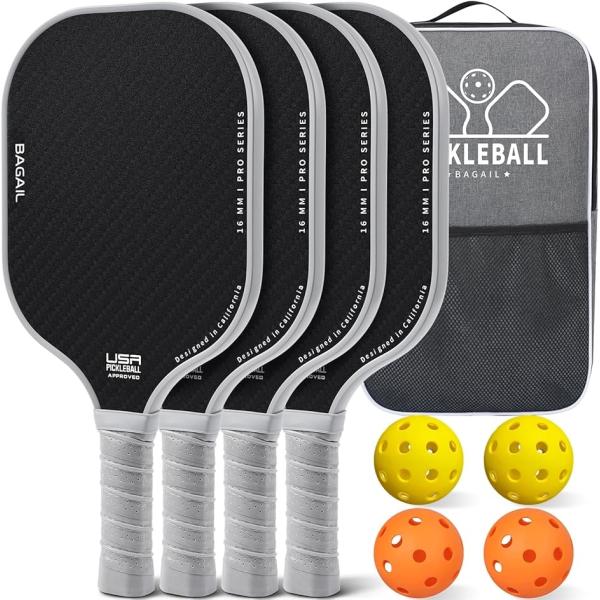 バリエーションコード : 2B9PIKQ3DKUSAPA 承認：BAGAILのピクルボールパドルは、USA Pickleball Association（USAPA）によりトーナメントプレイに承認されており、高い安全性とプロフェッショナリズ...