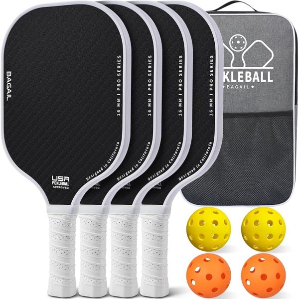 バリエーションコード : 2B9PIKQ3DKUSAPA 承認：BAGAILのピクルボールパドルは、USA Pickleball Association（USAPA）によりトーナメントプレイに承認されており、高い安全性とプロフェッショナリズ...