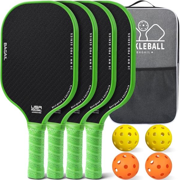 バリエーションコード : 2B9PIKQ3DKUSAPA 承認：BAGAILのピクルボールパドルは、USA Pickleball Association（USAPA）によりトーナメントプレイに承認されており、高い安全性とプロフェッショナリズ...