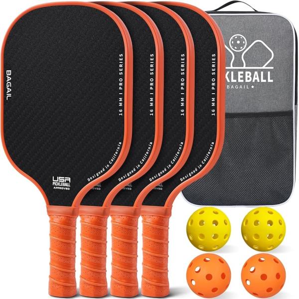 バリエーションコード : 2B9PIKQ3DKUSAPA 承認：BAGAILのピクルボールパドルは、USA Pickleball Association（USAPA）によりトーナメントプレイに承認されており、高い安全性とプロフェッショナリズ...