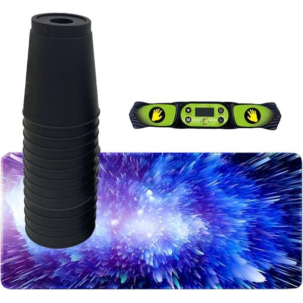 バリエーションコード : 2B9LF4VX02すぐに始められるスポーツスタッキングセット。カップ12個 ＆ マットのセットです。スポーツスタッキングは、12個のカップを様々なやり方で積んだり崩したりしながら、集中力と瞬発力を育み、スピードを...