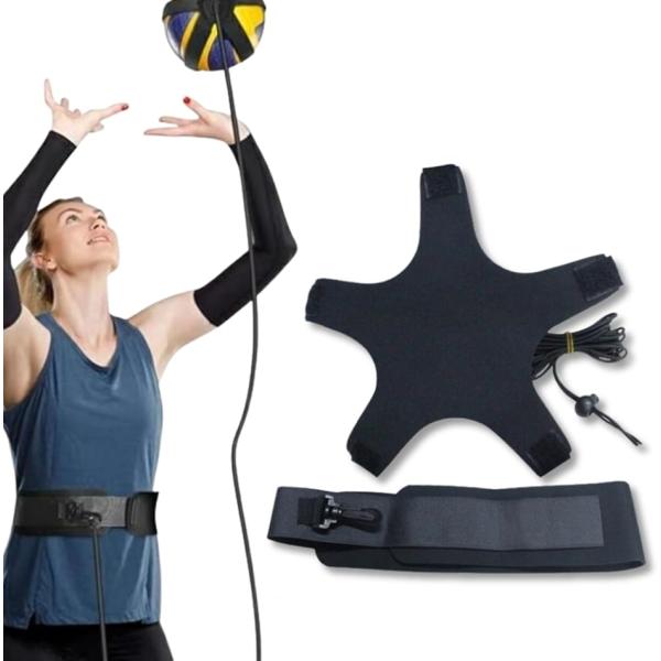 「バレーボール練習用 伸縮ベルト」個人練習を効率よく。反復練習でスキルアップ。一人で繰り返し練習できる。バレーボールの個人練習が手軽にできる伸縮ベルト。腰に取り付けて、打ったボールが自分の元に戻ってくるので、ボールを返してもらう手間なし。一...