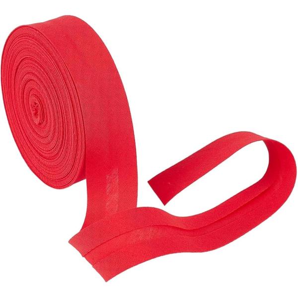バリエーションコード : 2B9OX9R31P［サイズ詳細］--両折バイアステープ1巻、全長約10m、幅約20〜22mm。色：レッド；日常使用のニーズを満たすことができます。［高品質素材］--バイアステープは高品質のポリコットン素材を使用し...