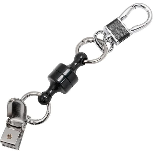 バリエーションコード : 2B9GCKIKF3「置き忘れ防止の パターカバーホルダー 」パターカバーに予め磁石付きホルダー装着し、プレー中に、パターカバーを外しベルト通しに付いたマグネットに手軽に固定。「強力なホールド力」開口部10mmのワ...