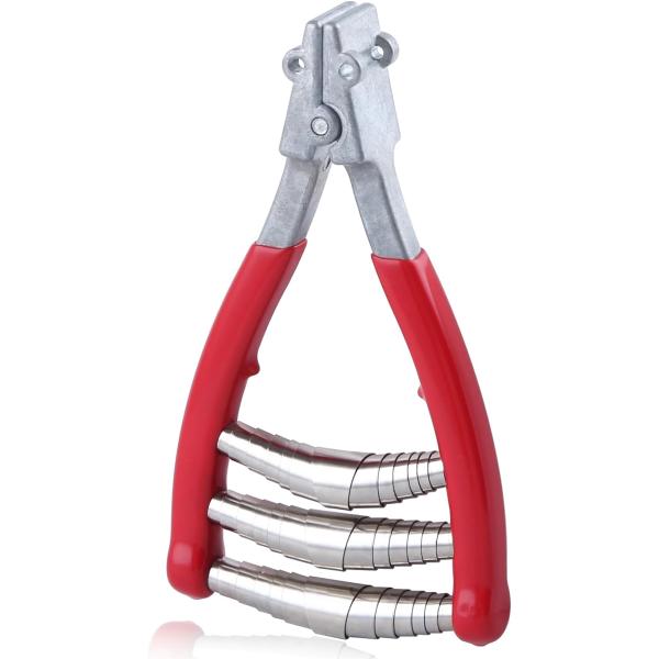 「材質」プライヤー頭部は亜鉛合金製で、表面はボール研磨されており、耐久性と耐食性に優れています。スプリングは高品質のバネ鋼を使用し、弾力性に優れ、反発力が強く、復元力があり、プライヤーに強いクランプ力を提供します。ハンドルはプラスチック製で...