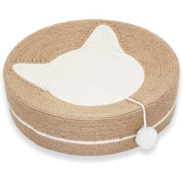 バリエーションコード : 2B9QYSX3RY「湾曲形状」猫ちゃんの身体にフィットする湾曲形状で、中央が凹んだ緩やかな形で設計しています。身体の形状に合わせたベッドとして快適な仕様です。「天然素材」上部で長持ちする麻を使用し、猫ちゃんにも優...