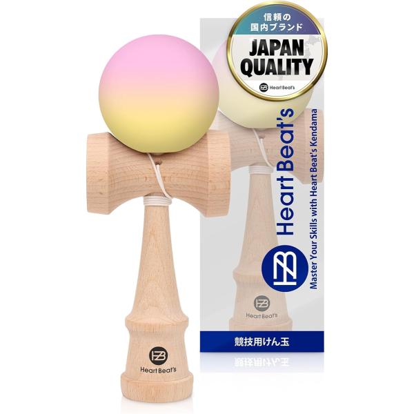 バリエーションコード : 2B9RWNS156「技が決まる。競技用けん玉」 Heart Beat's けん玉は、技の決まりやすさを追求した高品質な競技用けん玉です。初心者から競技志向者、幼児・小学生、子供からお年寄りまで幅広いレベルの方にお...