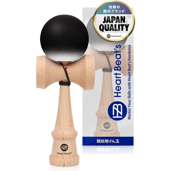 バリエーションコード : 2B9R18QJRX「技が決まる。競技用けん玉」Heart Beat's けん玉は、日本けん玉協会認定と同スペックで、技の決まりやすさを追求した高品質な競技用けん玉です。初心者から競技志向者、幼児・小学生、子供から...
