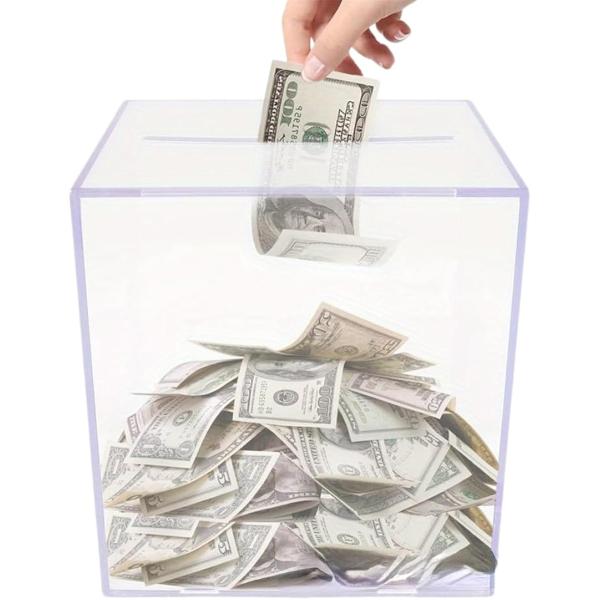 バリエーションコード : 2B9R4J28LG「開かない貯金箱」この貯金箱は一度お金を入れると壊さないと取り出せない設計となっており、誘惑に負けず貯金を続けることが可能です。「折らずに入れられる」紙幣も折らずにそのまま貯められる収納口を採用...