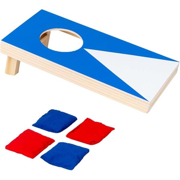 バリエーションコード : 2B9R9DGUW5「人気の遊び。」コーンホールを楽しめるセットです。木製のボードにビーンバッグ4個付きです。大きすぎないサイズで、室内遊びにぴったり。軽量な素材でできているので、持ち運びやすいです。「シンプルに盛...