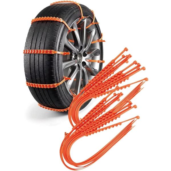 バリエーションコード : 2B9RP28UGI簡易タイプのタイヤチェーンです。ナイロンの結束バンドタイプでジャッキアップ不要で装着できるのがメリットです。20本入りですので両輪（タイヤ2つ分）用です。バンド1本あたりは約95cm 幅約2cm...