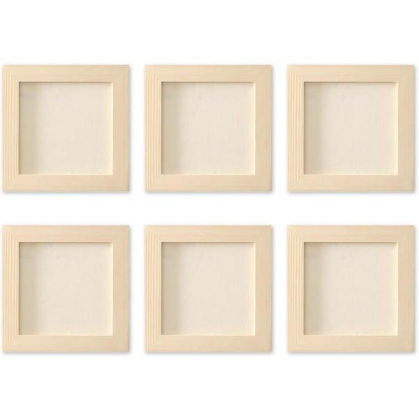 バリエーションコード : 2B9RUCCTJQ無垢材を使用した木製アートパネル6個セットです。ペイントやクレイアートなどの立体作品づくり、DIYなど多目的にお使いいただけます。細かく研磨され滑らかな仕上がりで、裏表両面をお使いいただけます。...