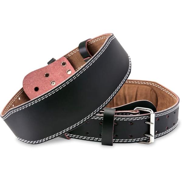 バリエーションコード : 2B9SRO45NT腰幅16cmの幅広タイプのレザートレーニングベルトです