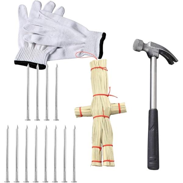 「ちょい怖。丑の刻参りセット。」ジョークで楽しめる呪いのセット商品です。パーティーや遊びで明るく盛り上がることができます。誰かを驚かせたり、少しだけ怖がらせたり、イベントや余興におススメのセットです。「レアな本格セット」藁人形、ハンマー、五...